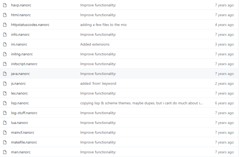 Comment activer la coloration syntaxique des fichiers INI dans GNU Nano ...